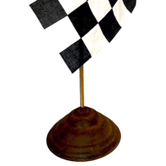 Vintage | Accents | Vintage Racetrack Flag Race Car Motorsport ...
